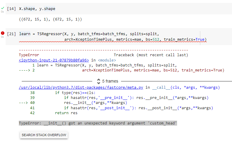TypeError: __init__() got an unexpected keyword argument 'custom_head ...