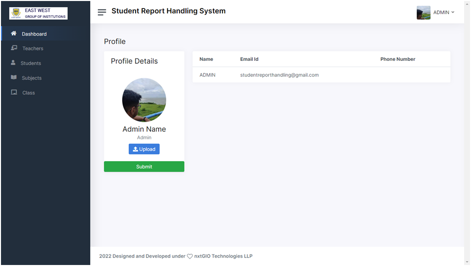 GitHub - Karthikg1908/Student_Report_Handling_System: The Student ...