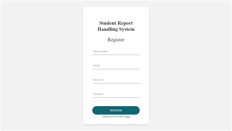 GitHub - Karthikg1908/Student_Report_Handling_System: The Student ...