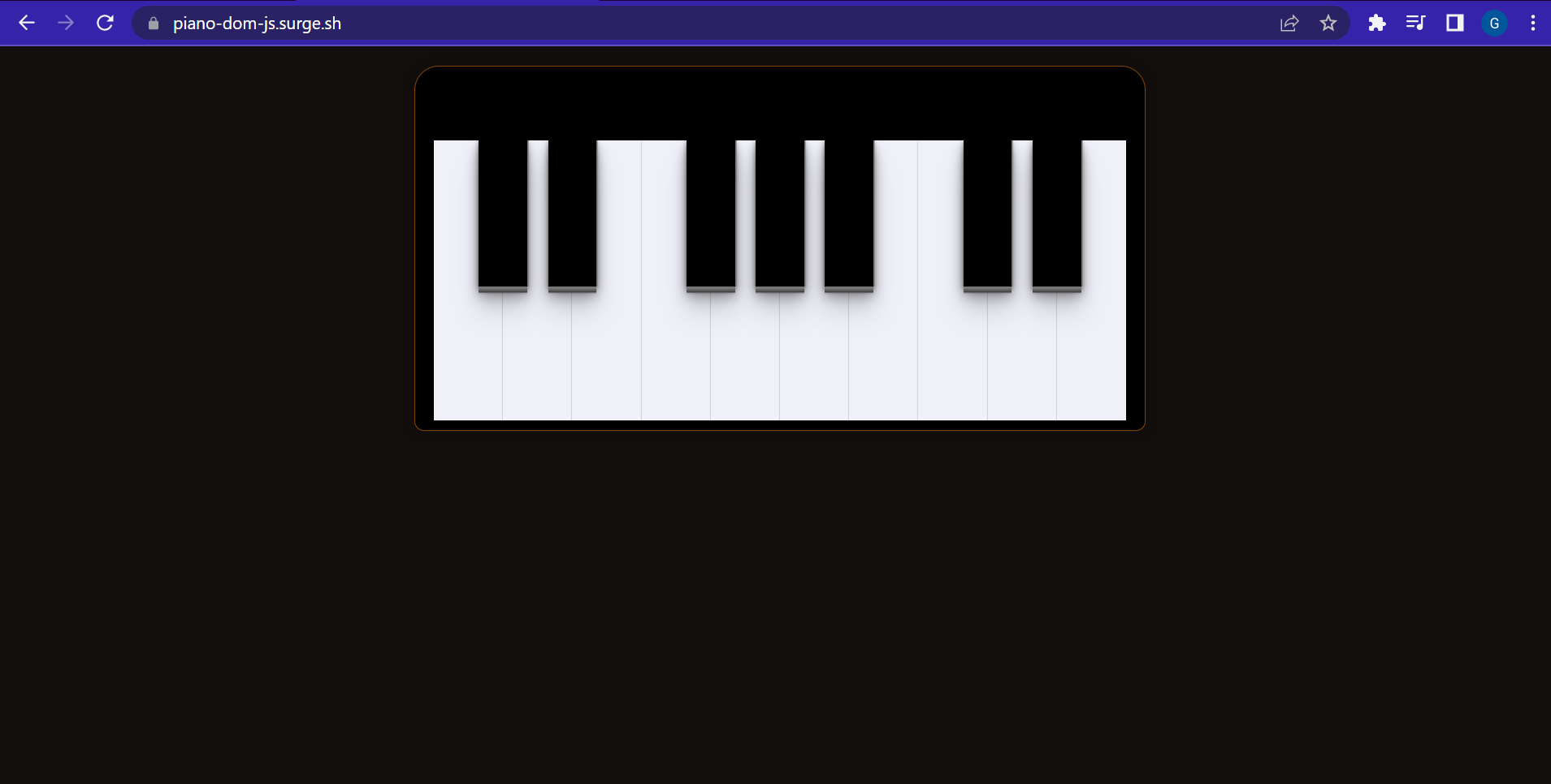 GitHub - GabrielSS187/Piano-Manipulation-DOM-Pure: Projeto com html ...