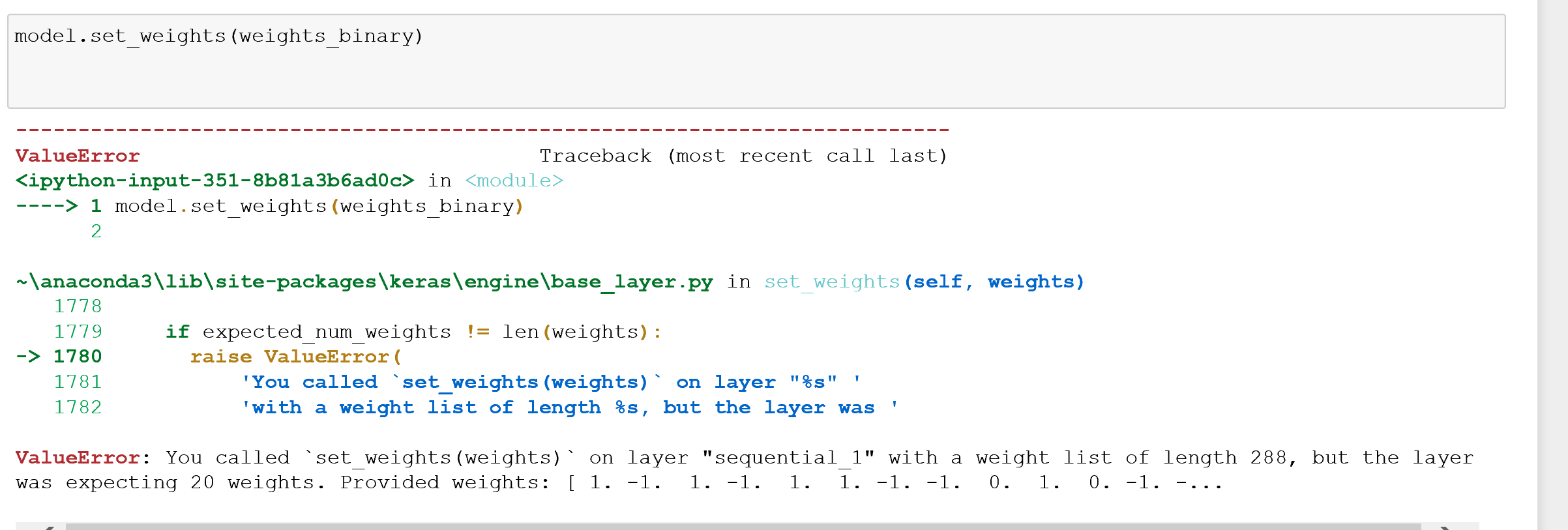set_weights() · Issue #15320 · keras-team/keras · GitHub