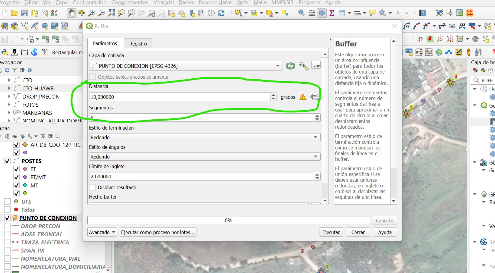 Distance units error in buffer tool. QGIS 3.26 · Issue #50084 · qgis/QGIS · GitHub