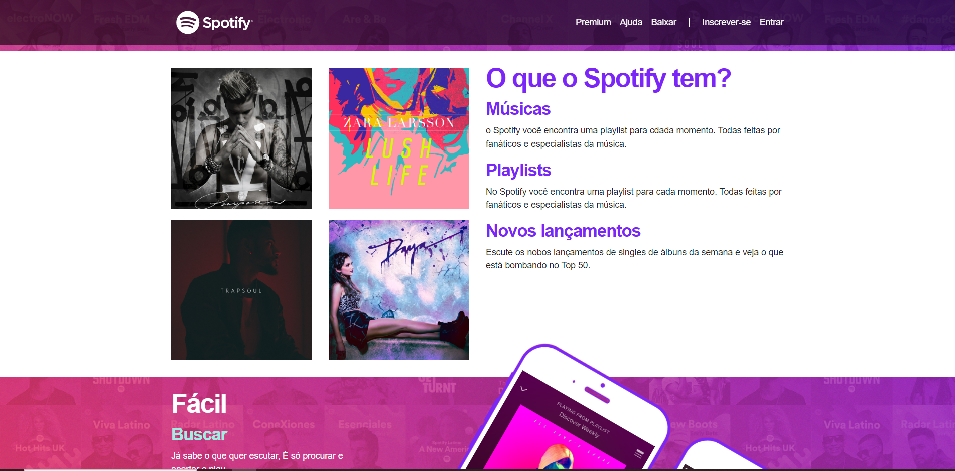 GitHub - GabrielBLDA/Projeto-Site-Responsivo-Spotify: Trata-se de uma tentativa/desafio de ...