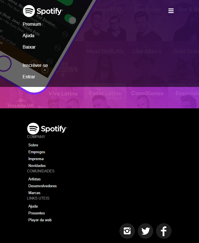 GitHub - GabrielBLDA/Projeto-Site-Responsivo-Spotify: Trata-se de uma tentativa/desafio de ...