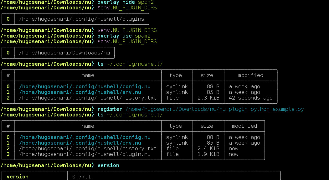 Load a plugin from an overlay · Issue #8960 · nushell/nushell · GitHub