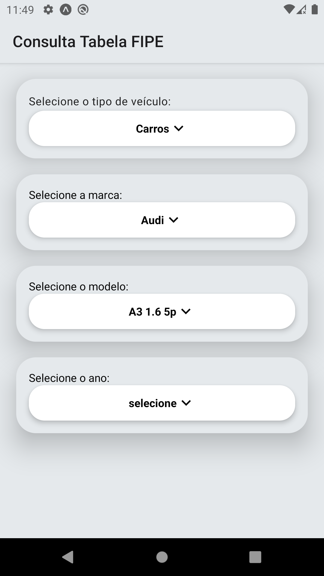 GitHub - victorsvieira/APP-Tabela-FiPE: Aplicativo da Tabela FIPE
