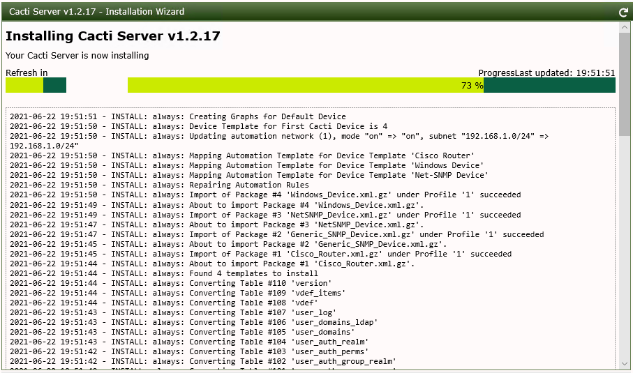 Installation Wizard can become stuck when creating graphs for default device · Issue #4269 ...
