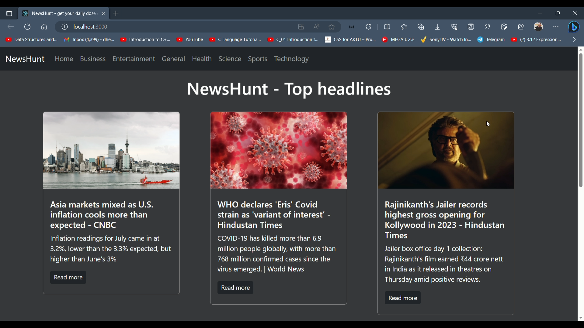GitHub - DheerajPathrod/News-Hunt