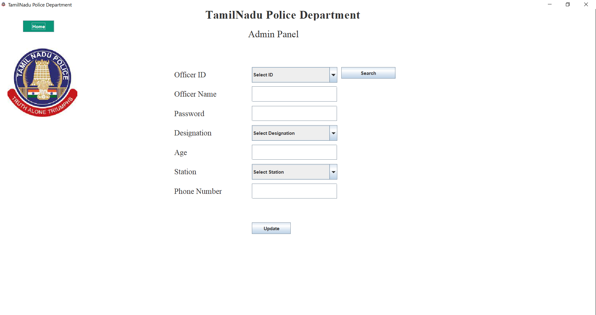 GitHub - KishoreMl/Crime-Records-Management-System: Police Crime records Management Application ...