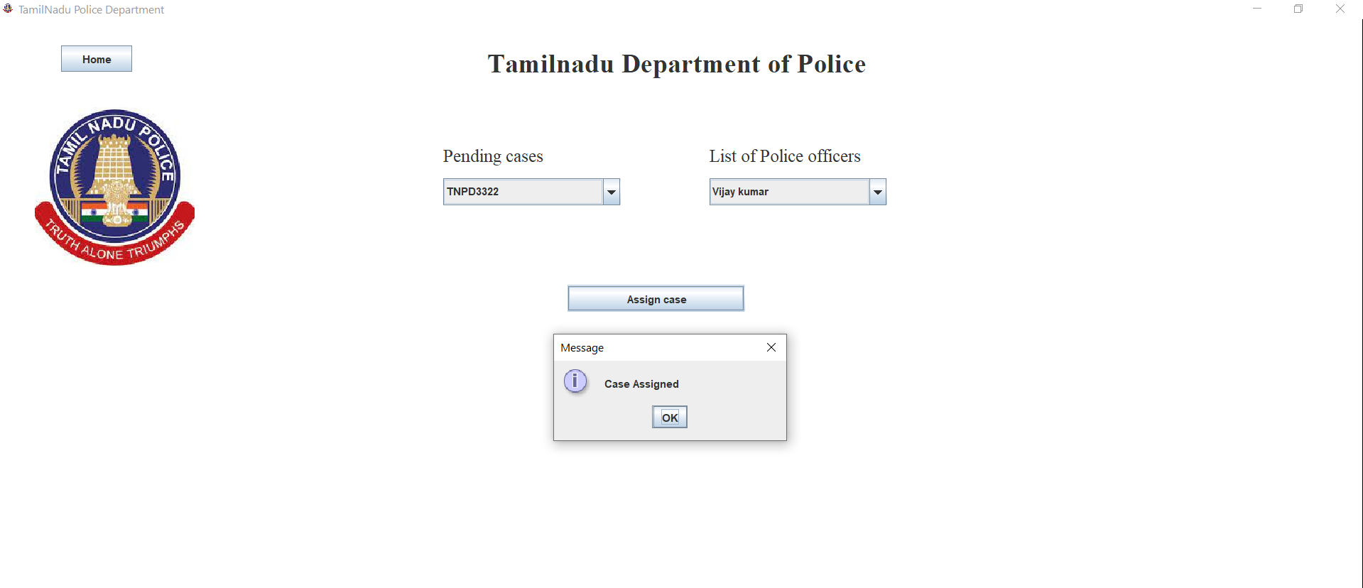 GitHub - KishoreMl/Crime-Records-Management-System: Police Crime ...