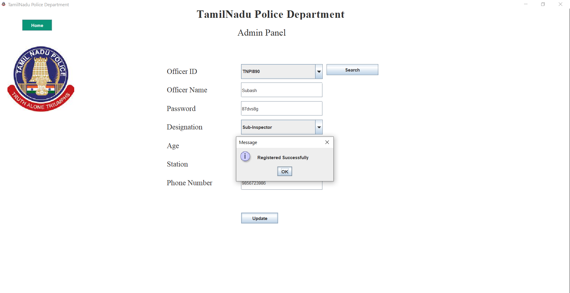GitHub - KishoreMl/Crime-Records-Management-System: Police Crime ...