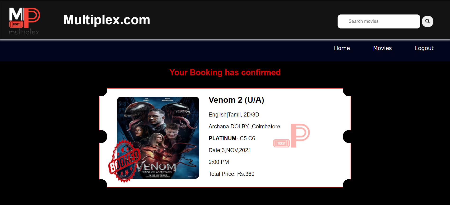 GitHub - KishoreMl/Movie_Ticket_Booking_Web-Application: This is an ...