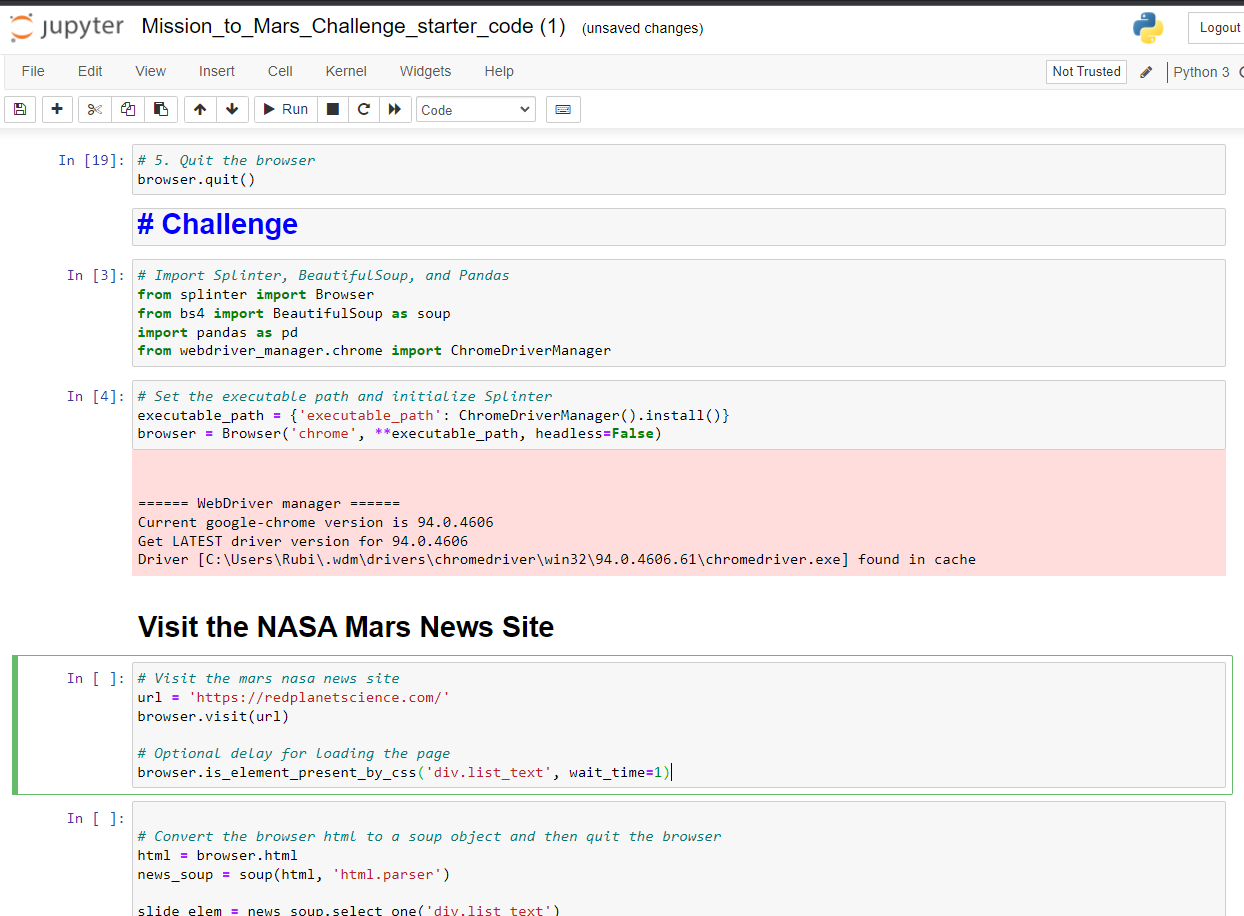 GitHub - Rubysd/Mission-to-Mars
