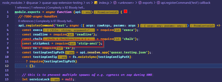 require() of ES modules is not supported. [strip-ansi] · Issue #181 ...