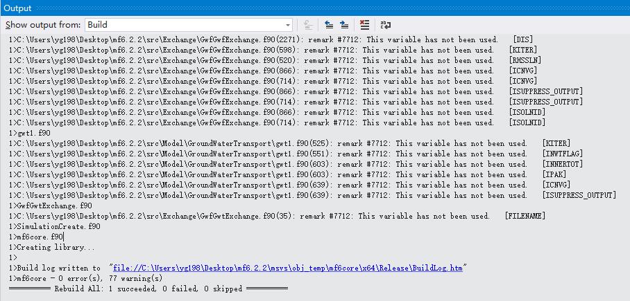 Problem The Mf6 Exe Can Not Be Used And The Compiling Is Not Successfully · Issue 829 · Modflow
