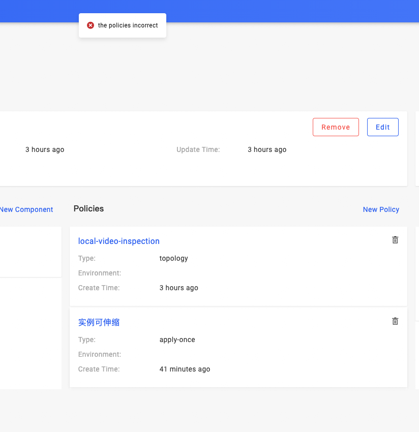 Policy couldn't delete or display,hint the policies incorrect · Issue #5633 · kubevela/kubevela ...
