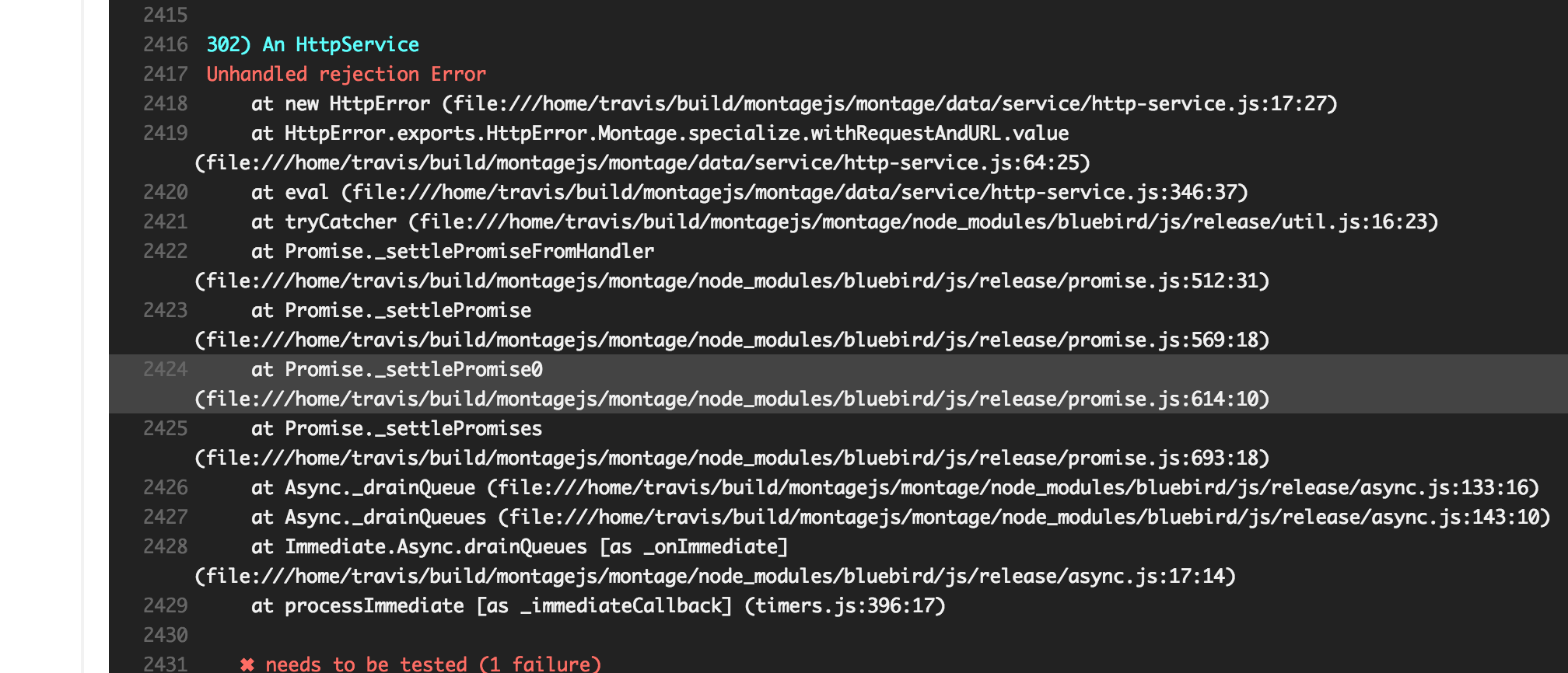 HttpService specs are broken · Issue #1898 · montagejs/montage · GitHub