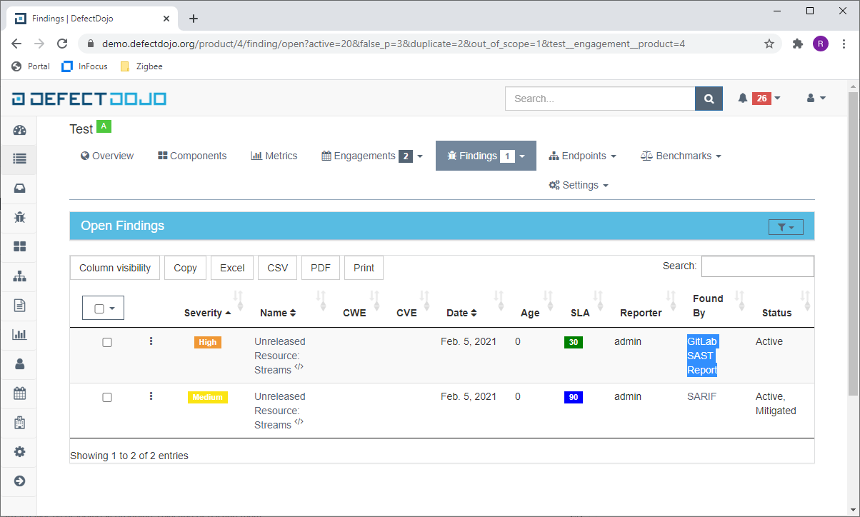 SARIF: Display actual scanner name in 'Found By' column · Issue #3797 · DefectDojo/django ...
