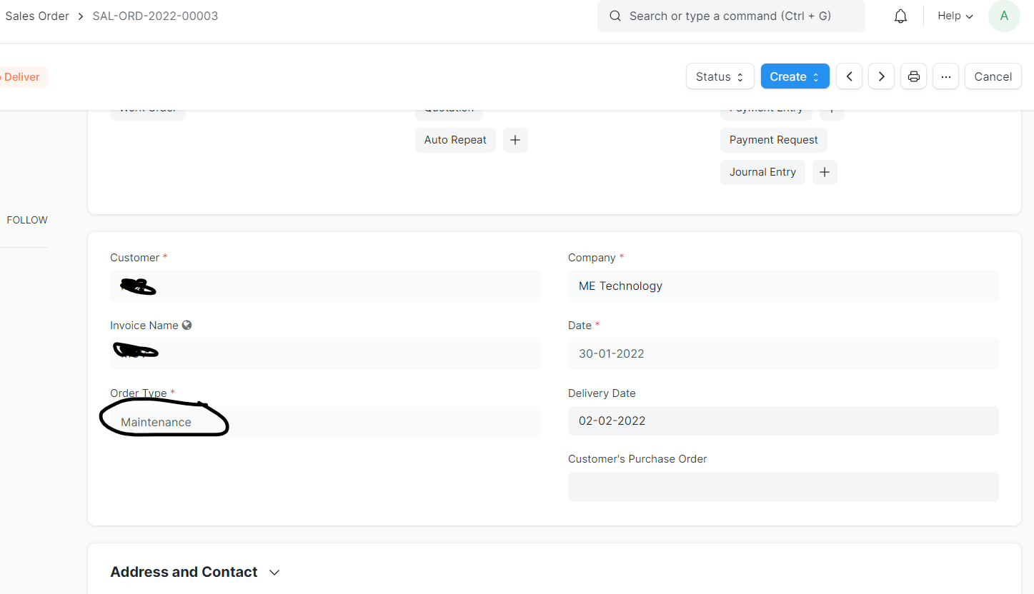 Sales Order (maintainance type) · Issue #29520 · frappe/erpnext · GitHub