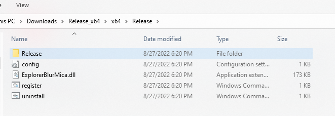 The top part remains white · Issue #1 · Maplespe/ExplorerBlurMica · GitHub