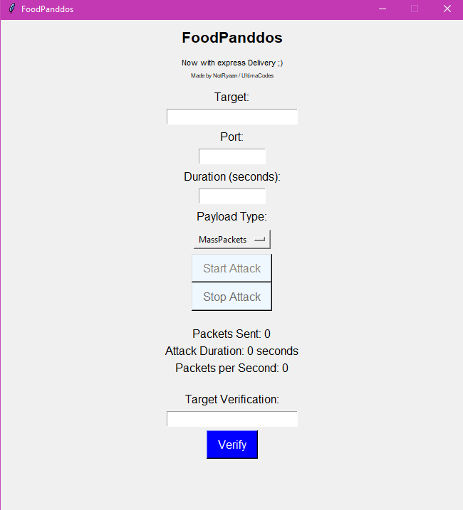 GitHub - UltimaCodes/FoodPanddos: FoodPanddos: A Python-based network ...