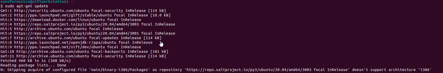 CLI - Cannot successfully run "sift update" even after updating apt-get · Issue #535 · teamdfir ...