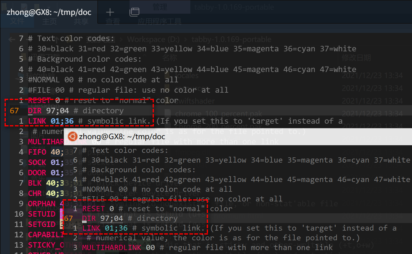 can't show underline: echo -e "\e[4munderline\e[0m" · Issue #5275 · Eugeny/tabby · GitHub