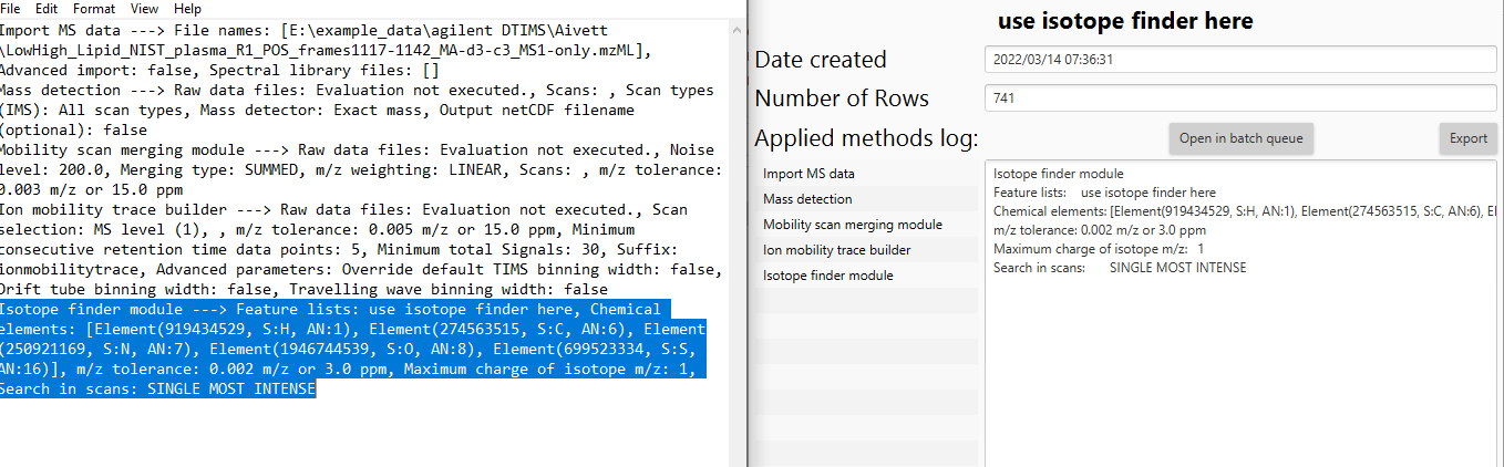 Export feature list info (parameters) to csv · Issue #608 · mzmine/mzmine · GitHub