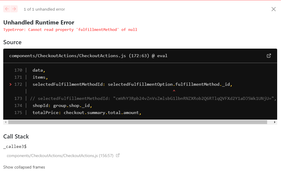 Can T Complete Order With Products From Multiple Stores · Issue 773 · Reactioncommerce Example