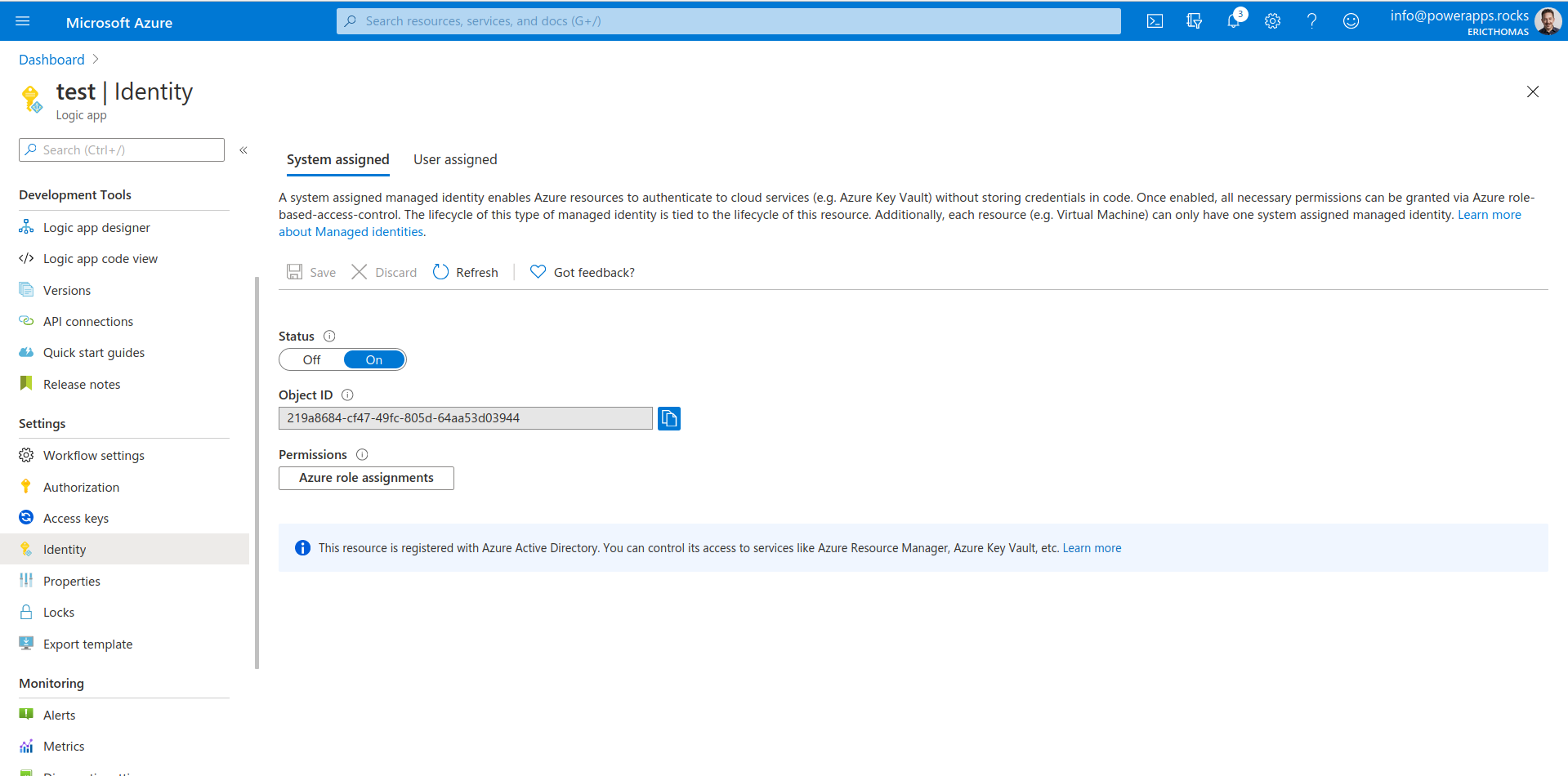 Unable to regenerate key from function app with managed identity · Issue #1638 · Azure/Azure ...