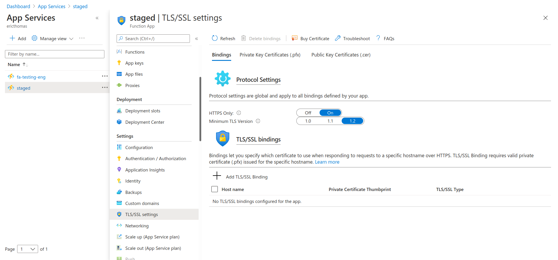 Clarification On Client Certificates · Issue 1748 · Azure Azure Functions · Github
