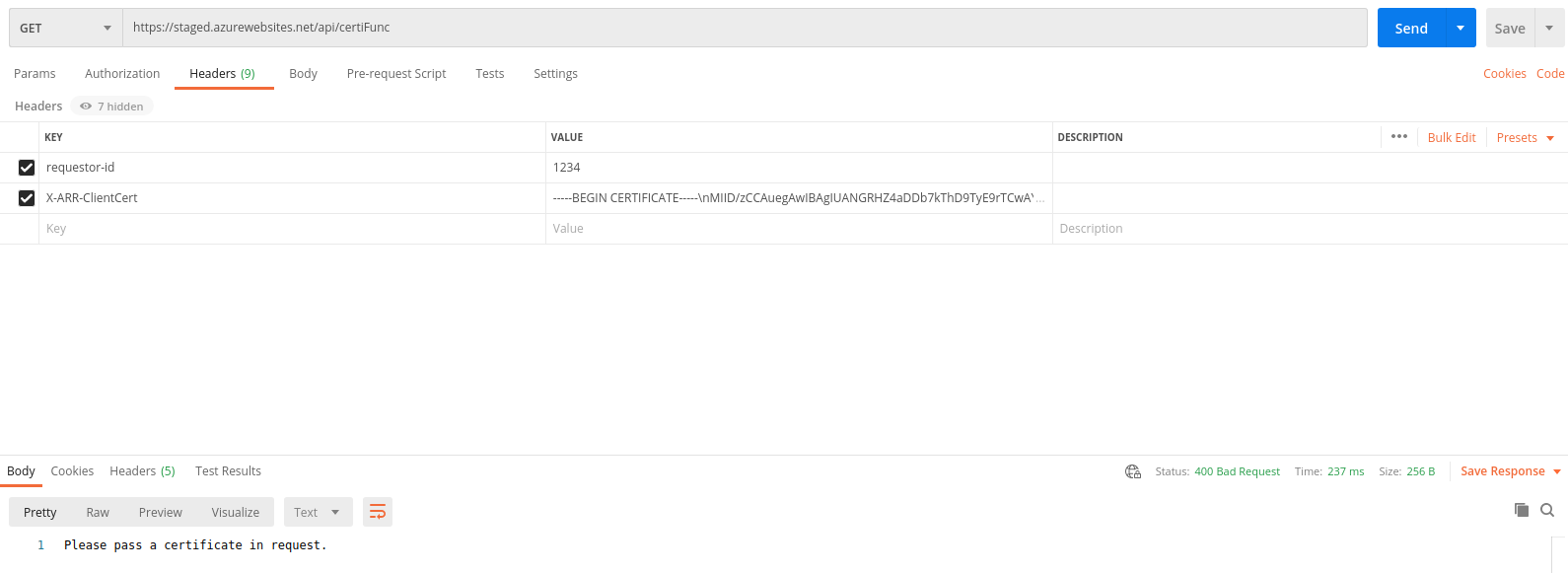 Clarification On Client Certificates · Issue 1748 · Azureazure Functions · Github