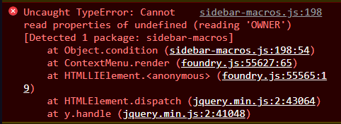 [Bug]: Can't Right-Click on macros in sidebar · Issue #17 · arcanistzed/sidebar-macros · GitHub