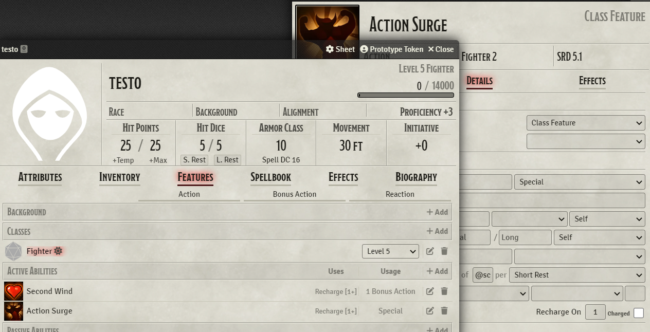 Action Surge and Second Wind have recharge of 1 · Issue #2089 · foundryvtt/dnd5e · GitHub