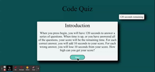 GitHub - kbonaccorsi/4-code-quiz: A timed, multiple-choice JavaScript ...