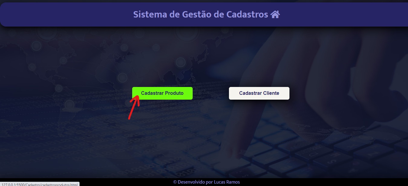 GitHub - Lucaas-Ramos/GestaoCadastros: Página de Gestão de Cadastros para o 2º Desafio do ...