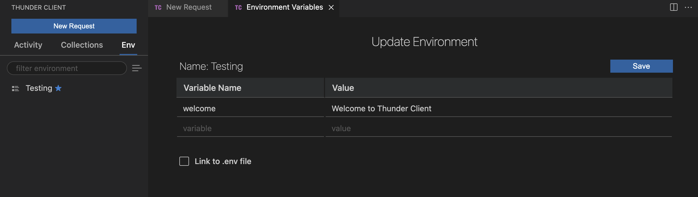Cannot set environment variable on simple JSON response · Issue #331 · thunderclient/thunder ...