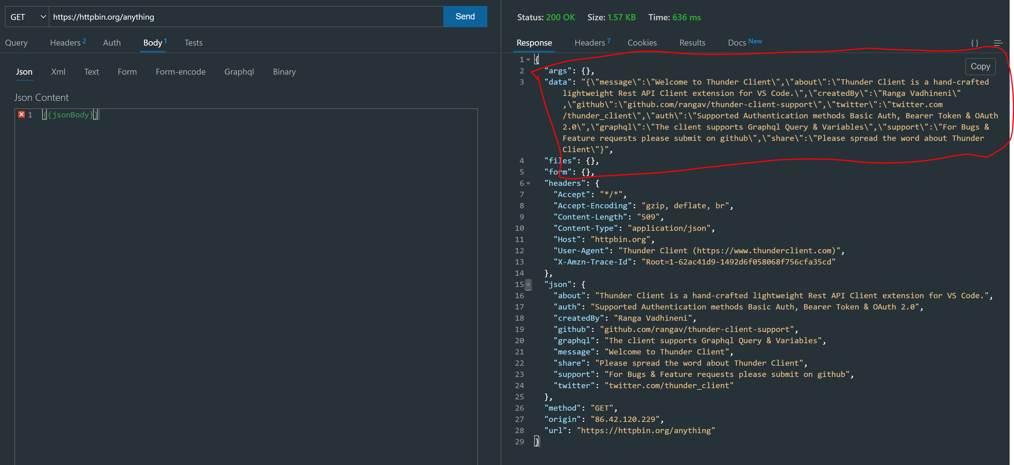 transforming response data - stringify variable data · Issue #626 · thunderclient/thunder-client ...