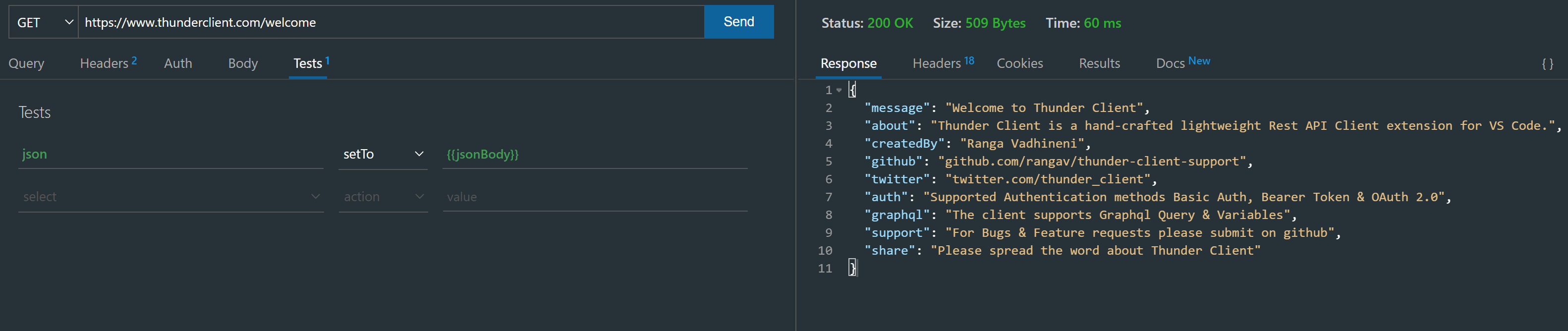 transforming response data - stringify variable data · Issue #626 · thunderclient/thunder-client ...