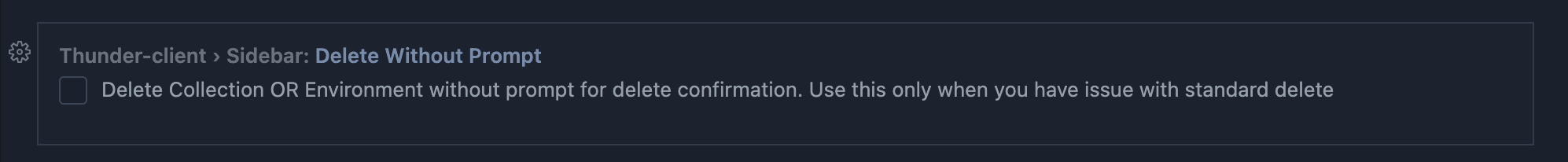 Cannot Delete Environments And Collections · Issue 901 · Thunderclientthunder Client Support