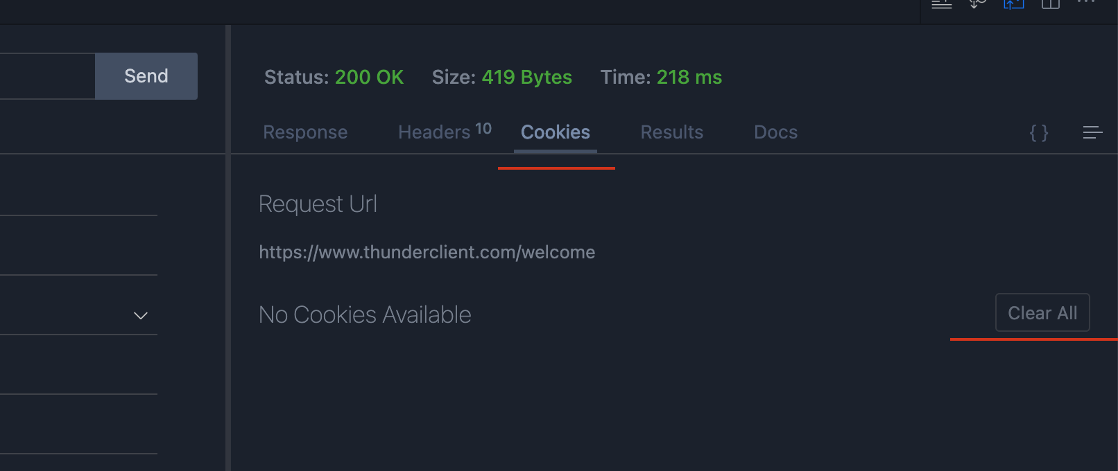 Cookies Sent With Request When They Shouldn T · Issue 1072 · Thunderclient Thunder Client