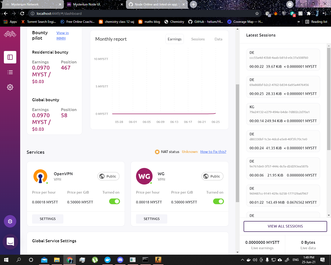 Node Online and listed on app, but not connectable. · Issue #3547 · mysteriumnetwork/node · GitHub
