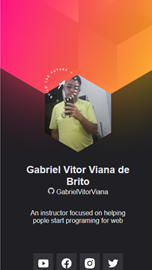 GitHub - GabrielVitorViana/cracha-NLW: Crachá Virtual DoWhile - Cartão Virtual