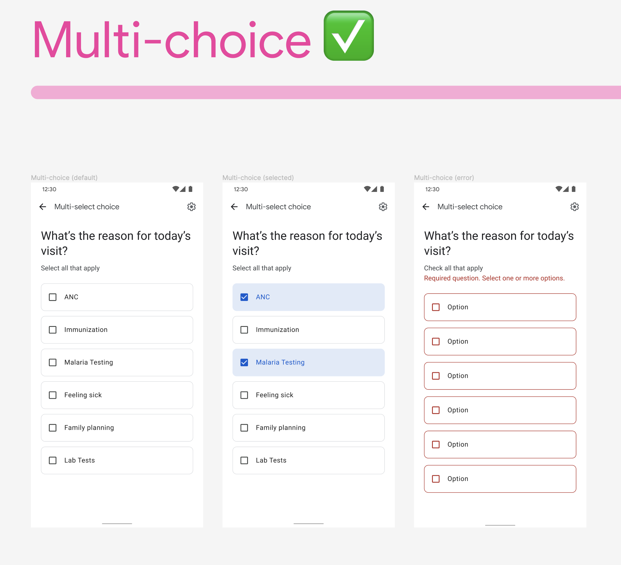 Use generic examples in SDC catalog app · Issue #1605 · google/android-fhir · GitHub