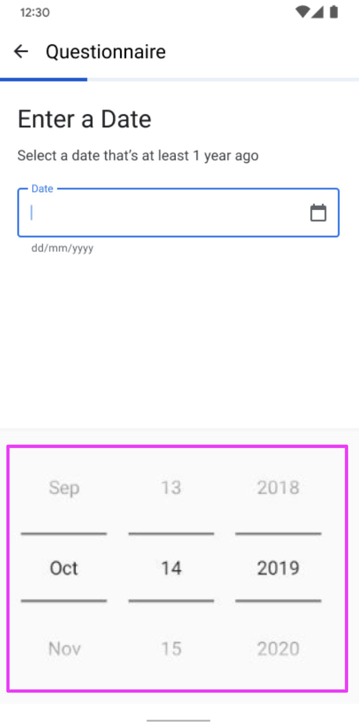 Date picker: Add a different date picker with “spinners” · Issue #1805 · google/android-fhir ...