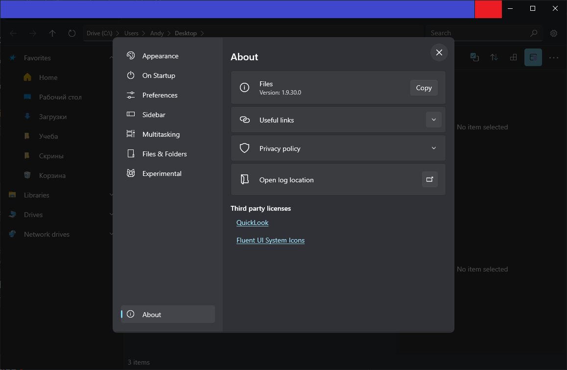 Titlebar drag area is too small when settings overlay is opened · Issue #5975 · files-community ...