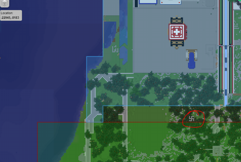 [World] Swastika at California/Oregon Boarder · Issue #1365 · EarthMC/Issue-Tracker · GitHub