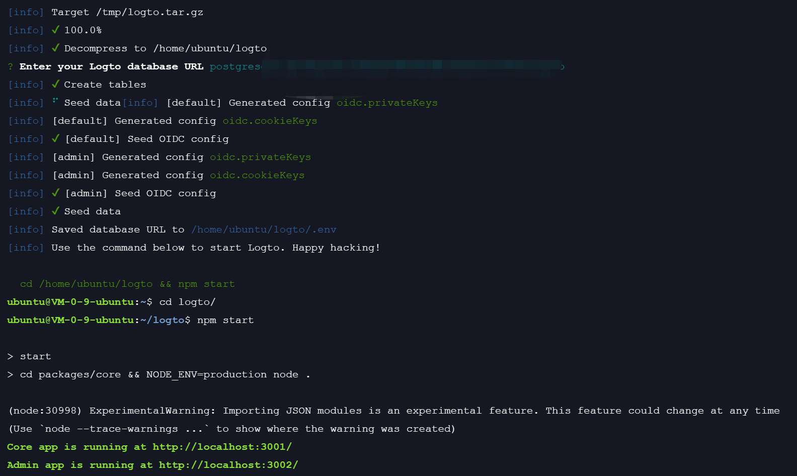 bug: Init success but home page 404 · Issue #3482 · logto-io/logto · GitHub