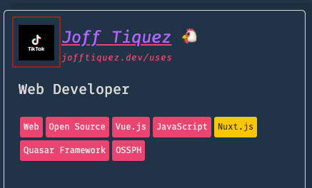 Photo is showing tiktok image · Issue #1636 · wesbos/awesome-uses · GitHub