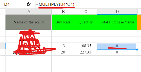 Formula parsing is not working for readonly rows and columns as background parsing activity ...